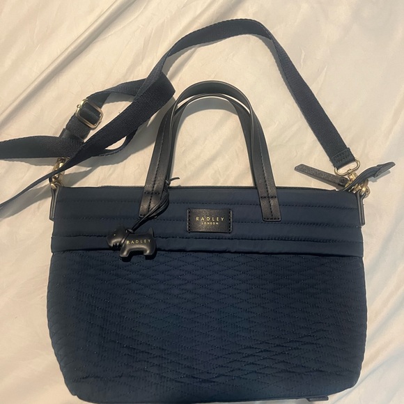 RADLEY LONDON | Bags | Radley London Blue Laptop Bag With Quilted ...